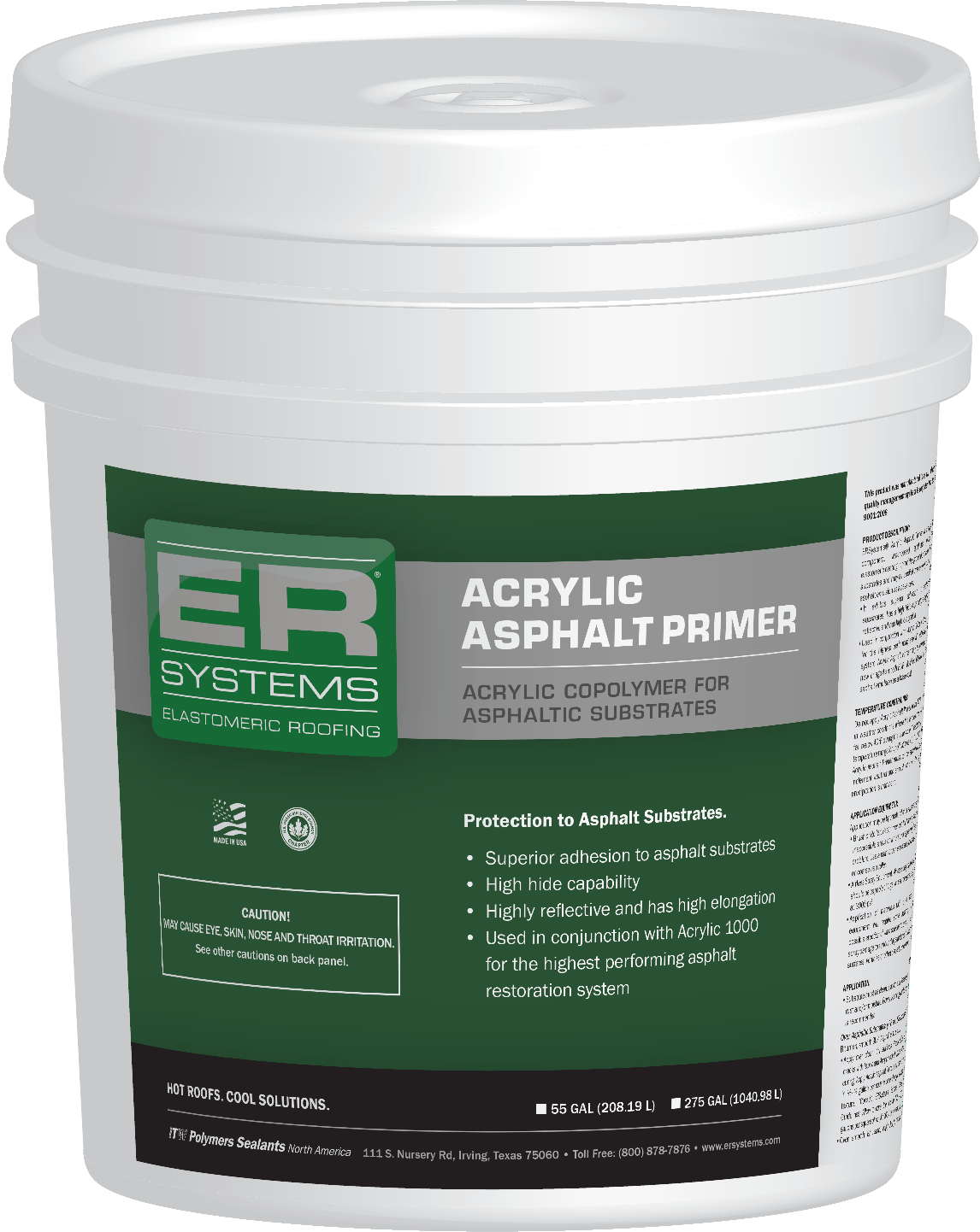 Acrylic Asphalt Primer | Hot Roofs. Cool Solutions.